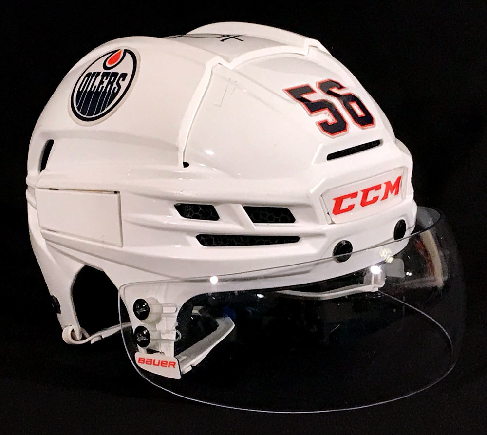 Kailer Yamamoto #56 - 2021-22 Edmonton Oilers Game-Worn White CCM ...