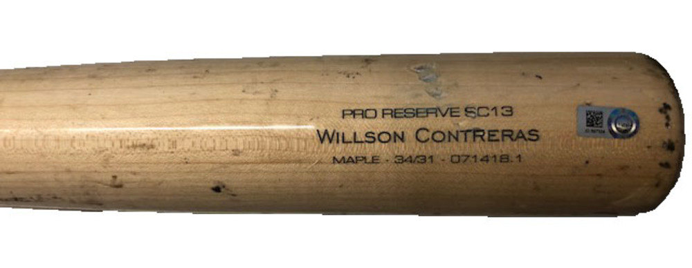 Willson Contreras Team-Issued Bat | MLB Auctions