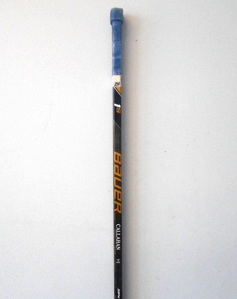 #24 Ryan Callahan Game Used Stick - Autographed - Tampa Bay Lightning ...