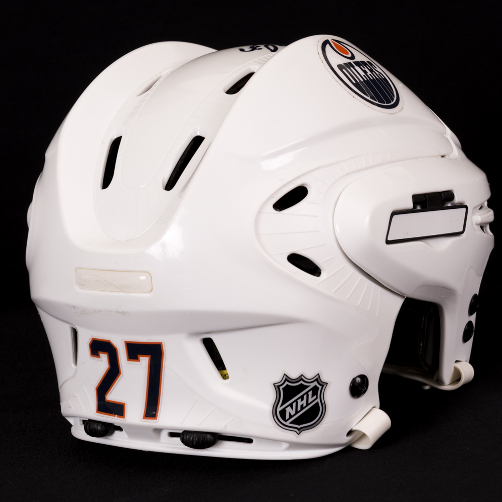 Milan Lucic #27 - Autographed 2017-18 Edmonton Oilers Game-Worn White ...