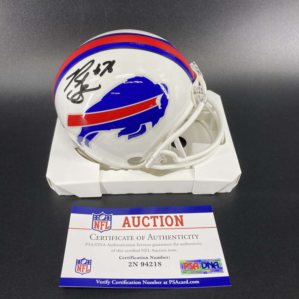 NFL - Bills Rodger Saffold Signed Mini Helmet | The official auction ...