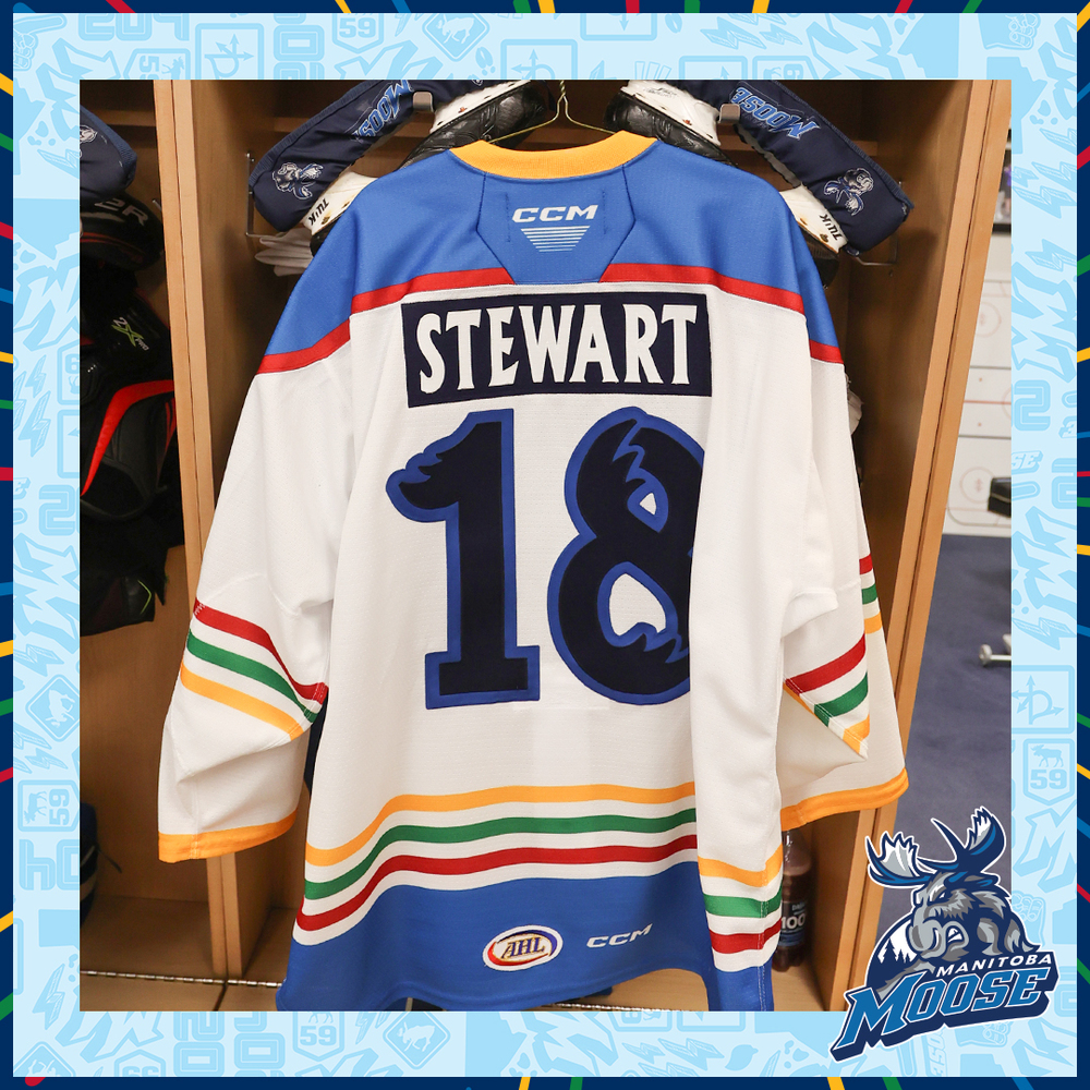DEAN STEWART Game Worn Autism Acceptance Jersey - NHL Auctions