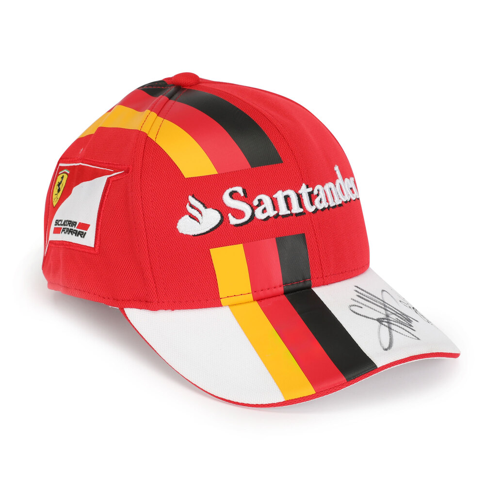 Sebastian Vettel Signed Ferrari Personal Driver Cap | F1 Authentics