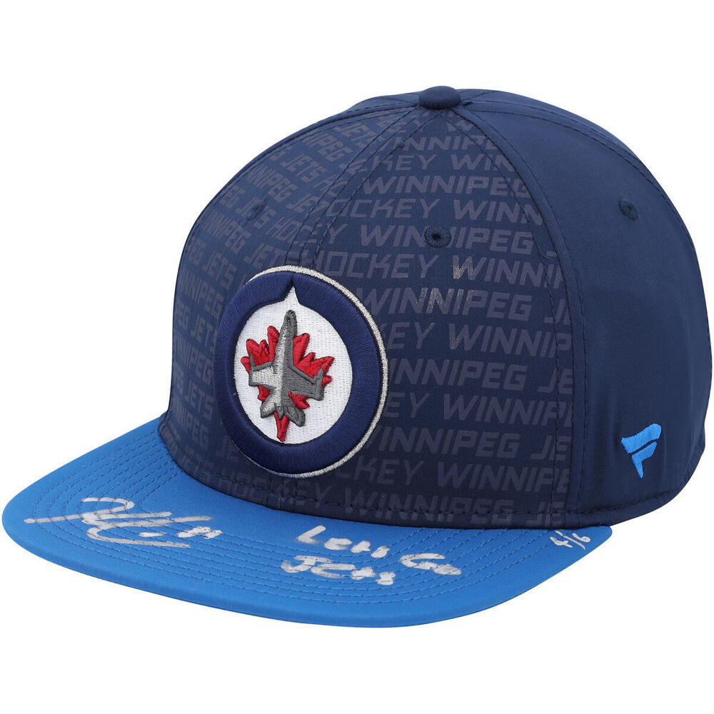 Kyle Connor Winnipeg Jets Autographed Navy Cap with "Go Jets Go ...