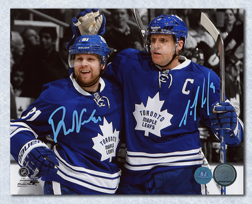 Dion Phaneuf & Phil Kessel Toronto Maple Leafs Dual Signed Spotlight ...