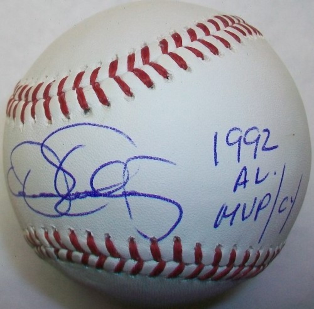 Dennis Eckersley 92 Cy/MVP Autographed Official MLB Baseball | MLB Auctions