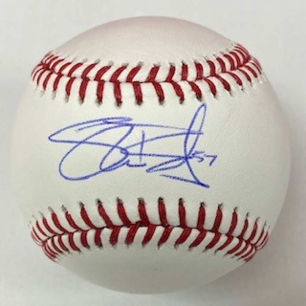 Shane Bieber Autographed Baseball | MLB Auctions