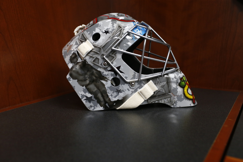 Custom Autographed Corey Crawford mask - NHL Auctions