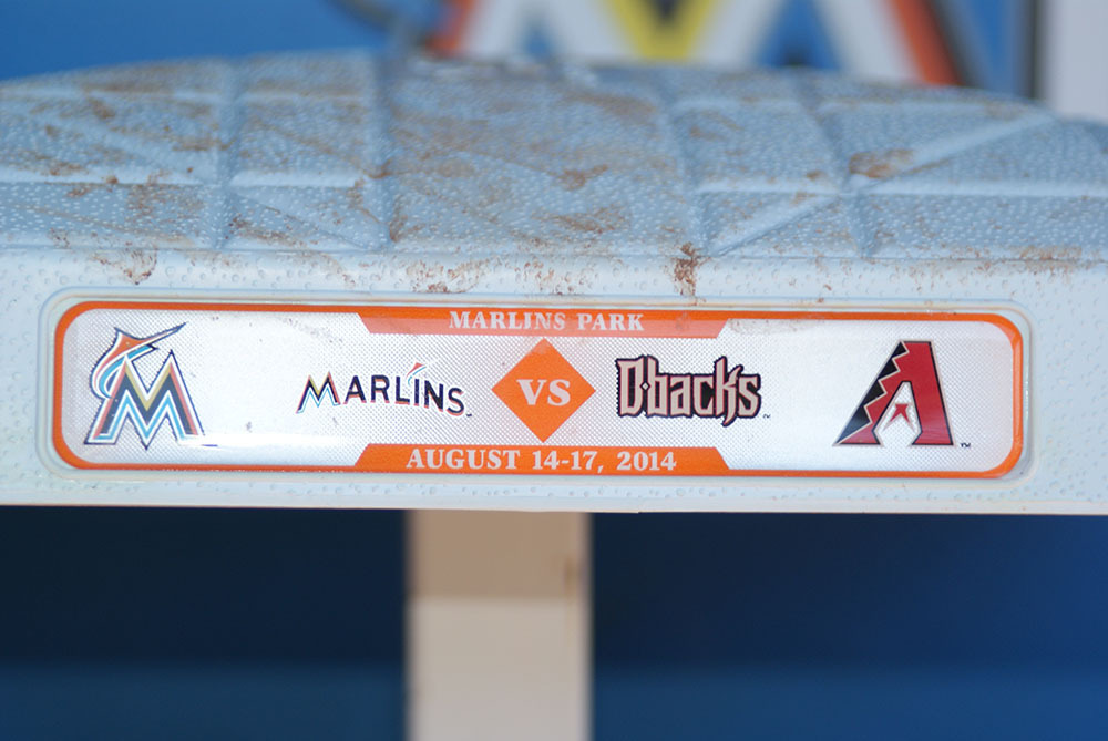 Marlins Authentics: Miami Marlins vs. Arizona Diamondbacks Game-Used ...