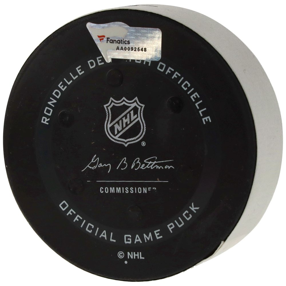 Bryan Rust Pittsburgh Penguins Autographed Game-Used Puck vs. San Jose ...