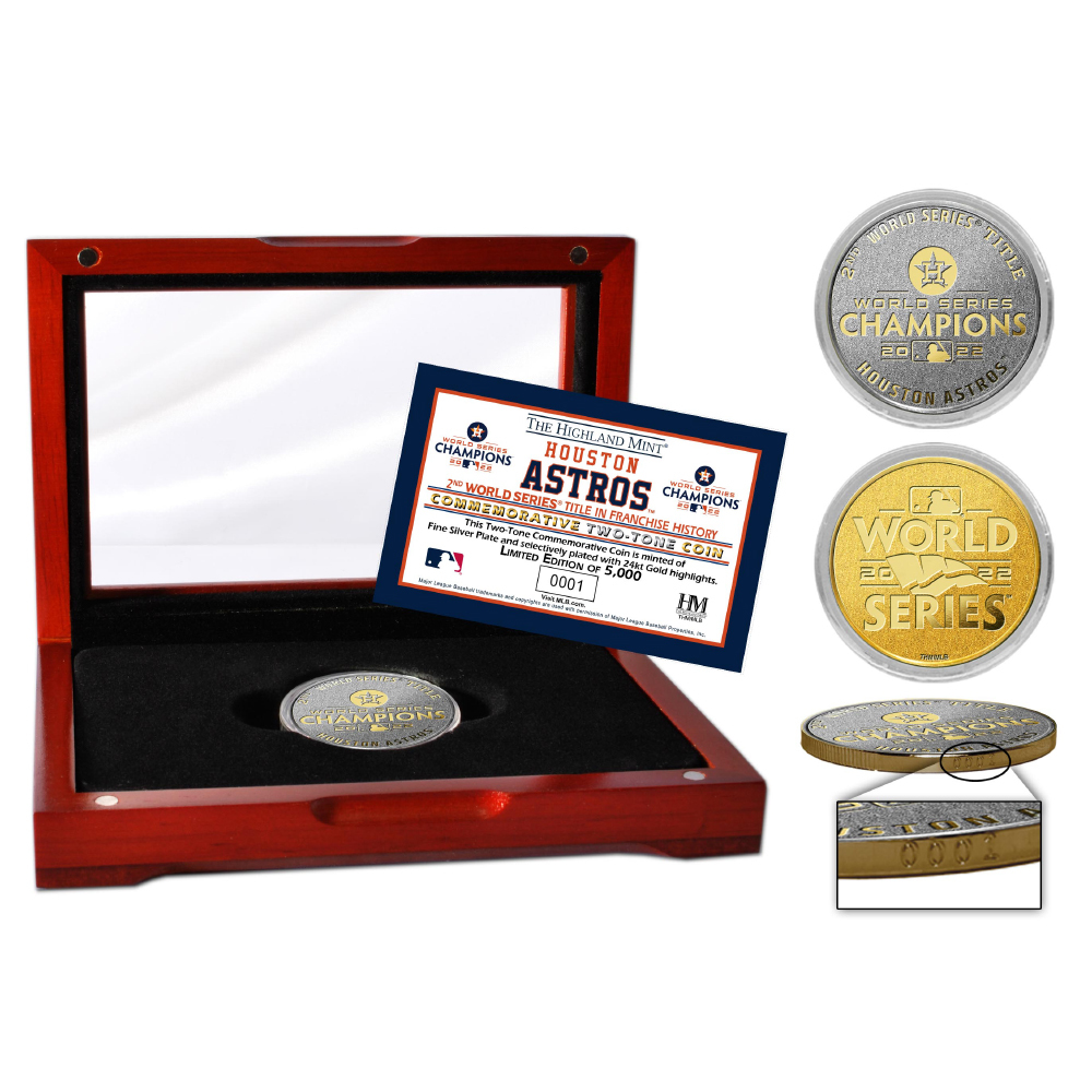 Houston Astros 2022 World Series Champions 2-Tone Mint Coin LE #1 | MLB ...