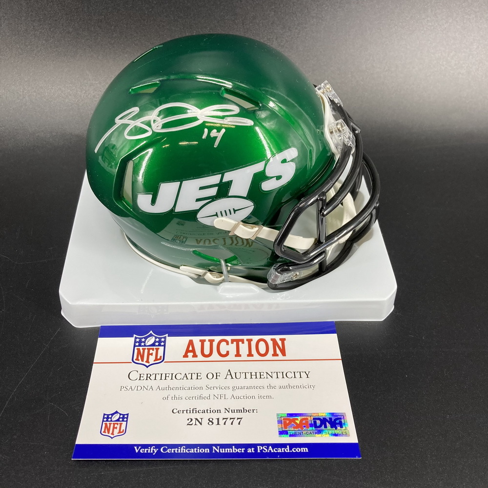 Jets - Sam Darnold Signed Mini Helmet | The official auction site of ...
