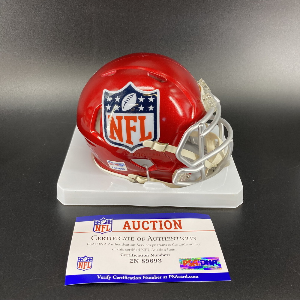 HOF - Packers Ron Wolf Signed NFL Shield Mini Helmet | The official ...
