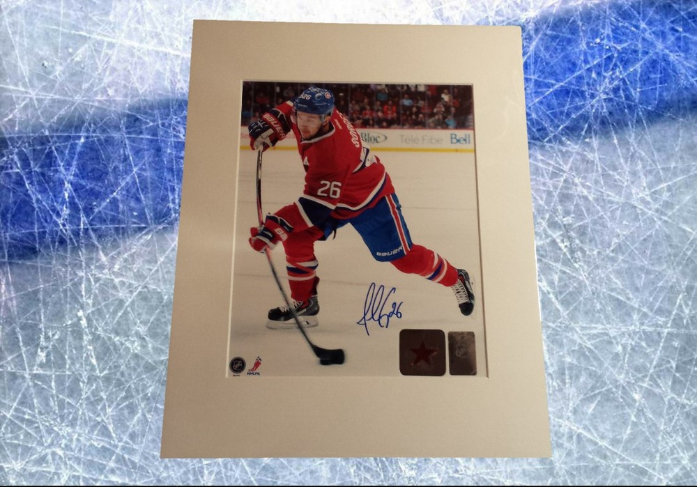 Josh Gorges Signed Montreal Canadiens Shot Licensed Custom Matted 8x10 ...