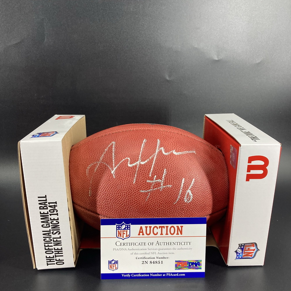 NFL - Browns Andrew Hawkins Signed Authentic Football | The official ...