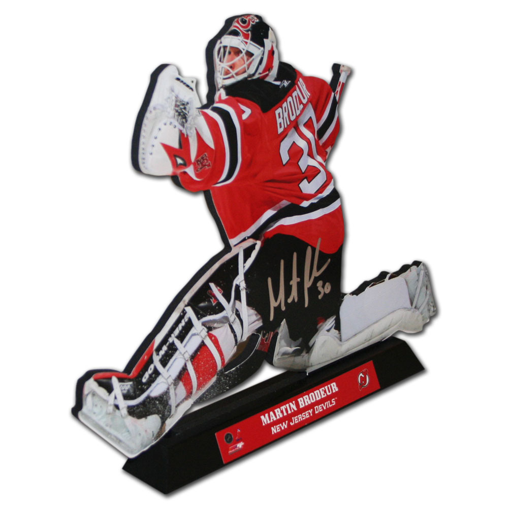 Martin Brodeur Autographed New Jersey Devils Standee - NHL Auctions