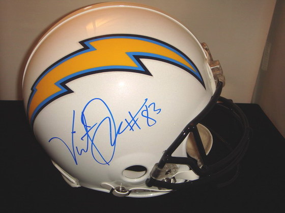 VINCENT JACKSON (SMUDGED) SIGNED CHARGERS PROLINE HELMET | The official ...