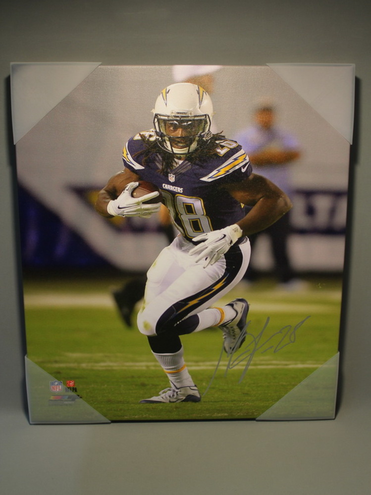 Chargers - Melvin Gordon signed 16x20 canvas print | The official ...