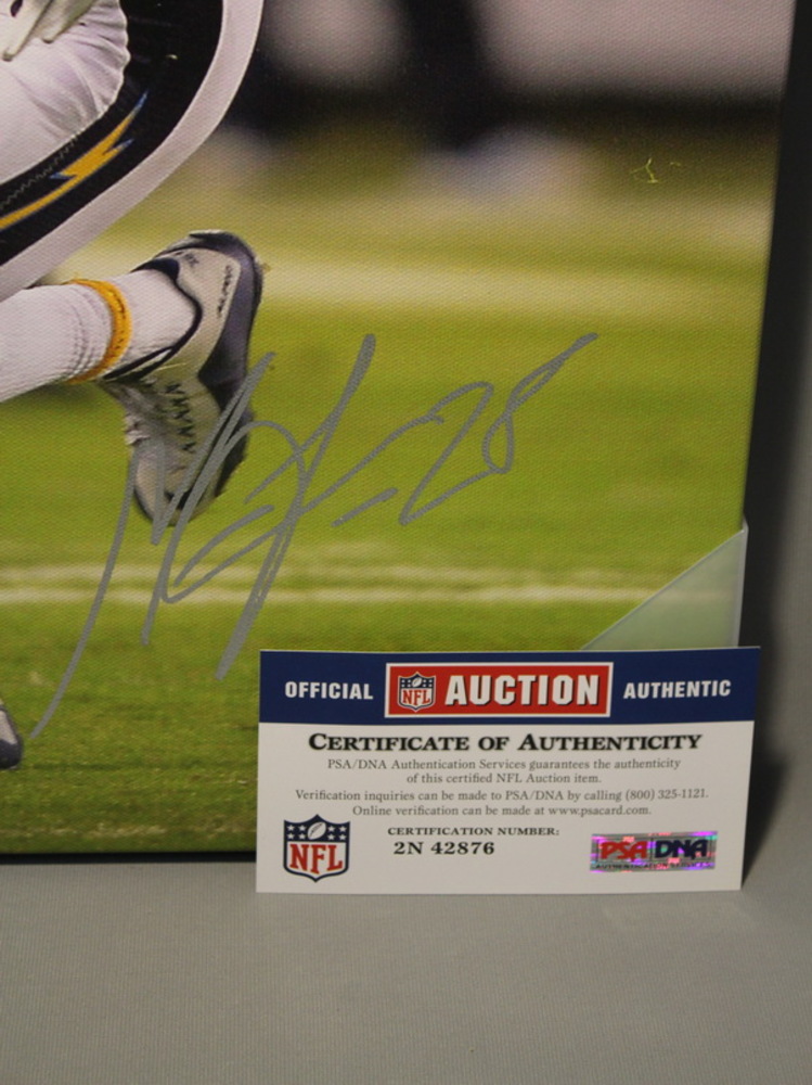 Chargers - Melvin Gordon signed 16x20 canvas print | The official ...
