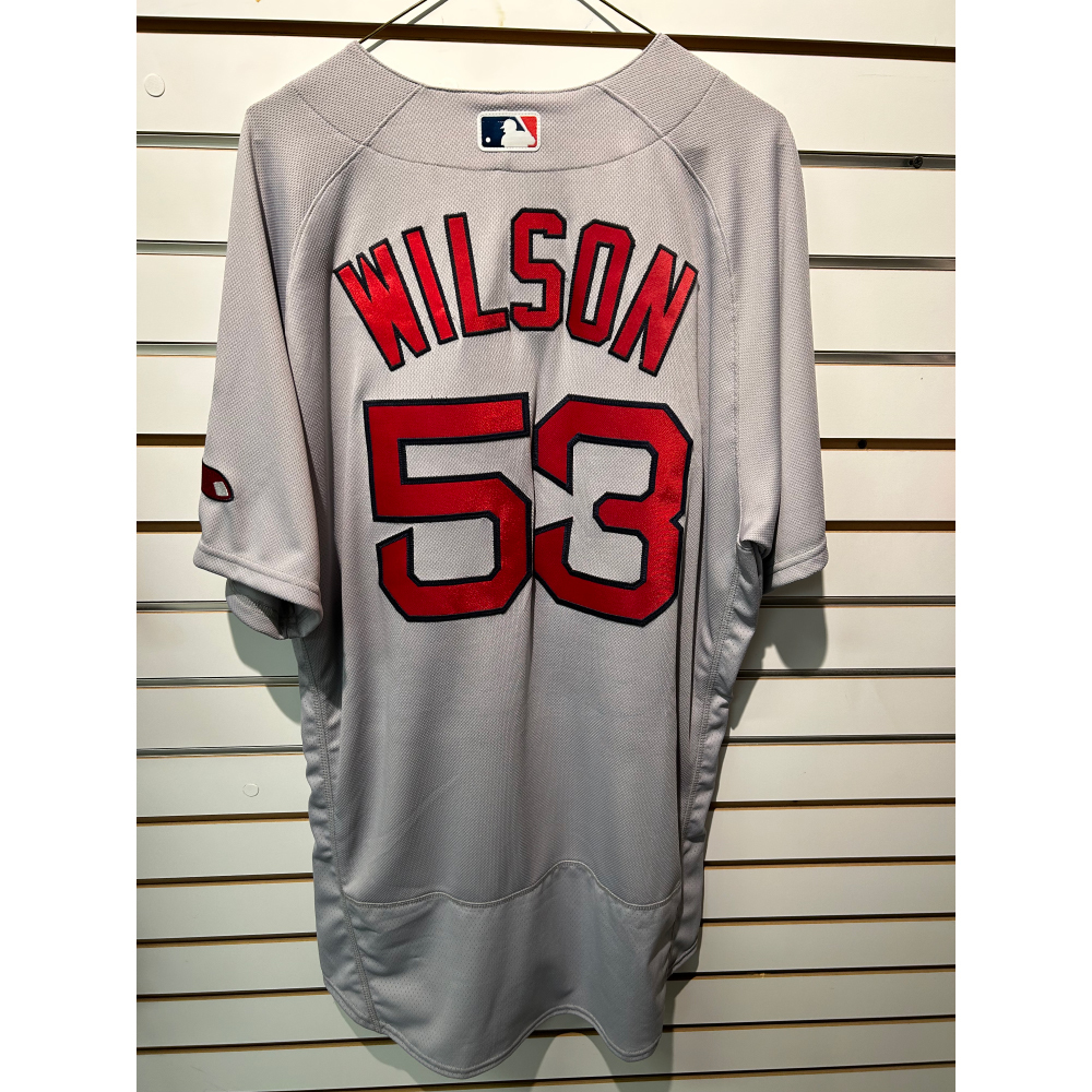 Marcus Wilson 2020 Team Issued Road Jersey | Red Sox Auctions