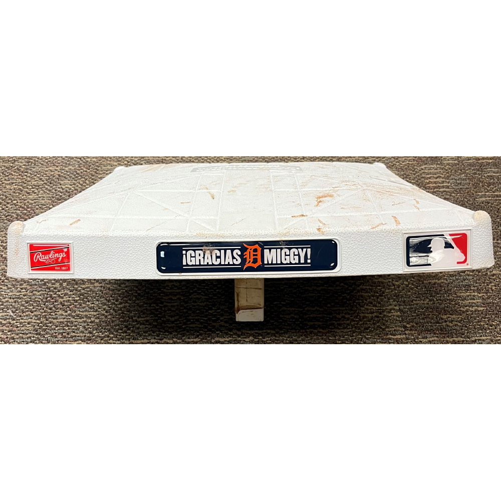 Cabrera Exclusive! Detroit Tigers 2023 Game-Used 3rd Base with ¡Gracias ...