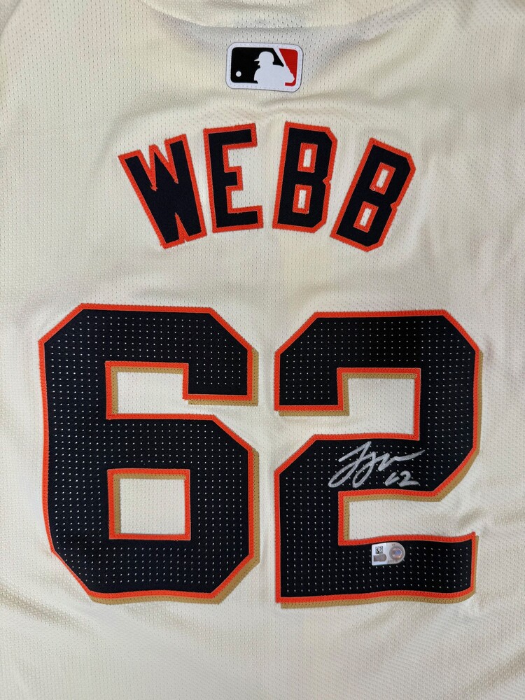 Logan Webb Autographed Giants Authentic Jersey | MLB Auctions