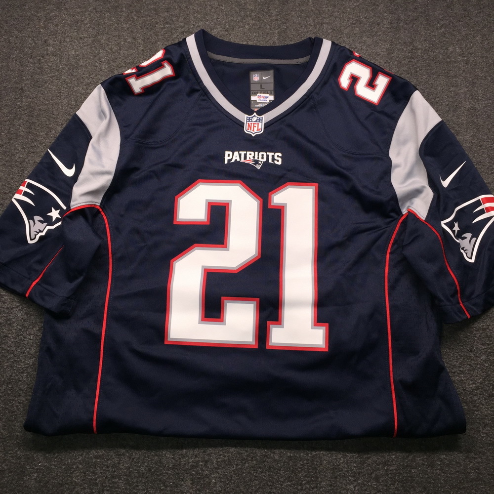 Patriots - Malcolm Butler Signed Replica Jersey Size L | The official ...