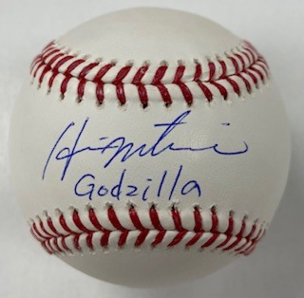 Hideki Matsui Autographed "Godzilla" Baseball | MLB Auctions