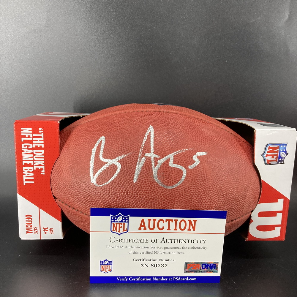 NFL - Cowboys Bryan Anger Signed Authentic Football with Pro Bowl Logo ...