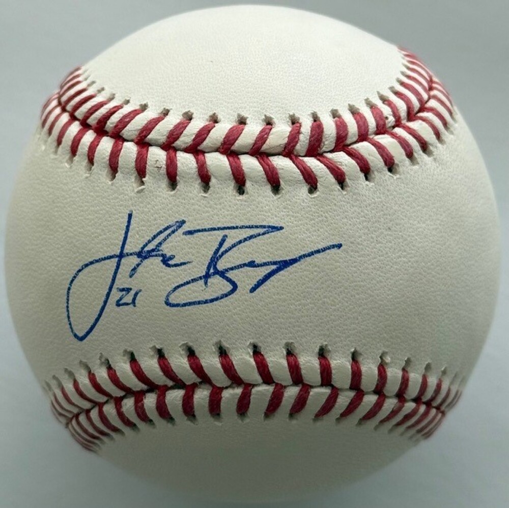 Jake Burger Autographed Baseball | MLB Auctions