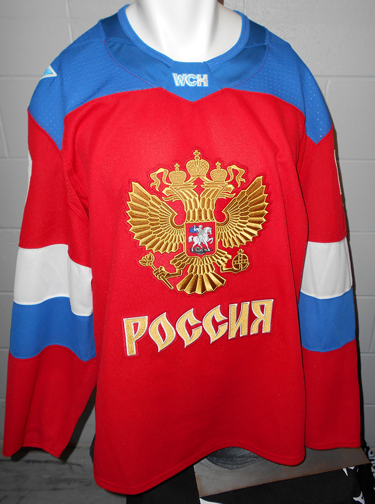 Alexey Marchenko Detroit Red Wings Game-Worn Home World Cup of Hockey ...