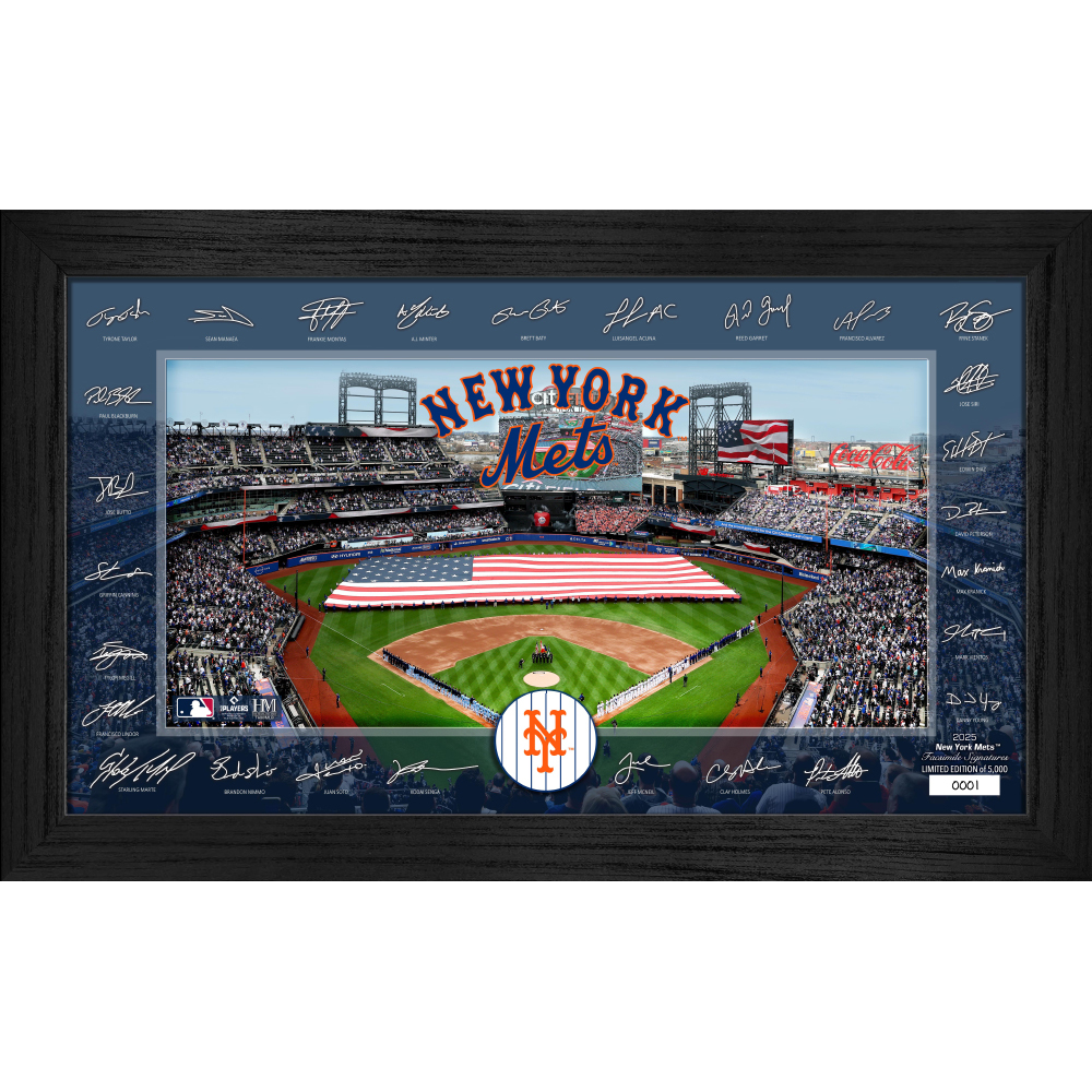 New York Mets 2025 Signature Field Frame LE #1 | MLB Auctions