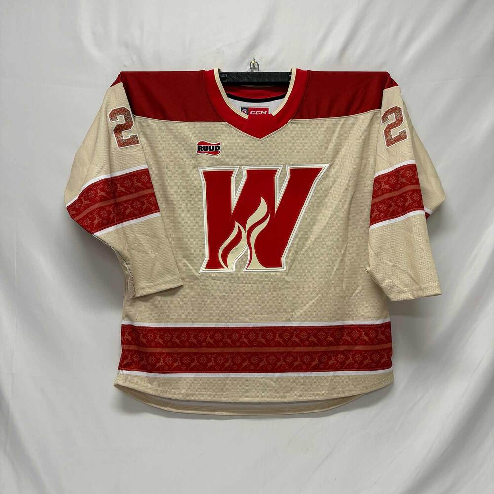 AHL Authentic - 2024-25 Calgary Wranglers Winter Wranglerfest Jersey Worn and Signed by #29 ...