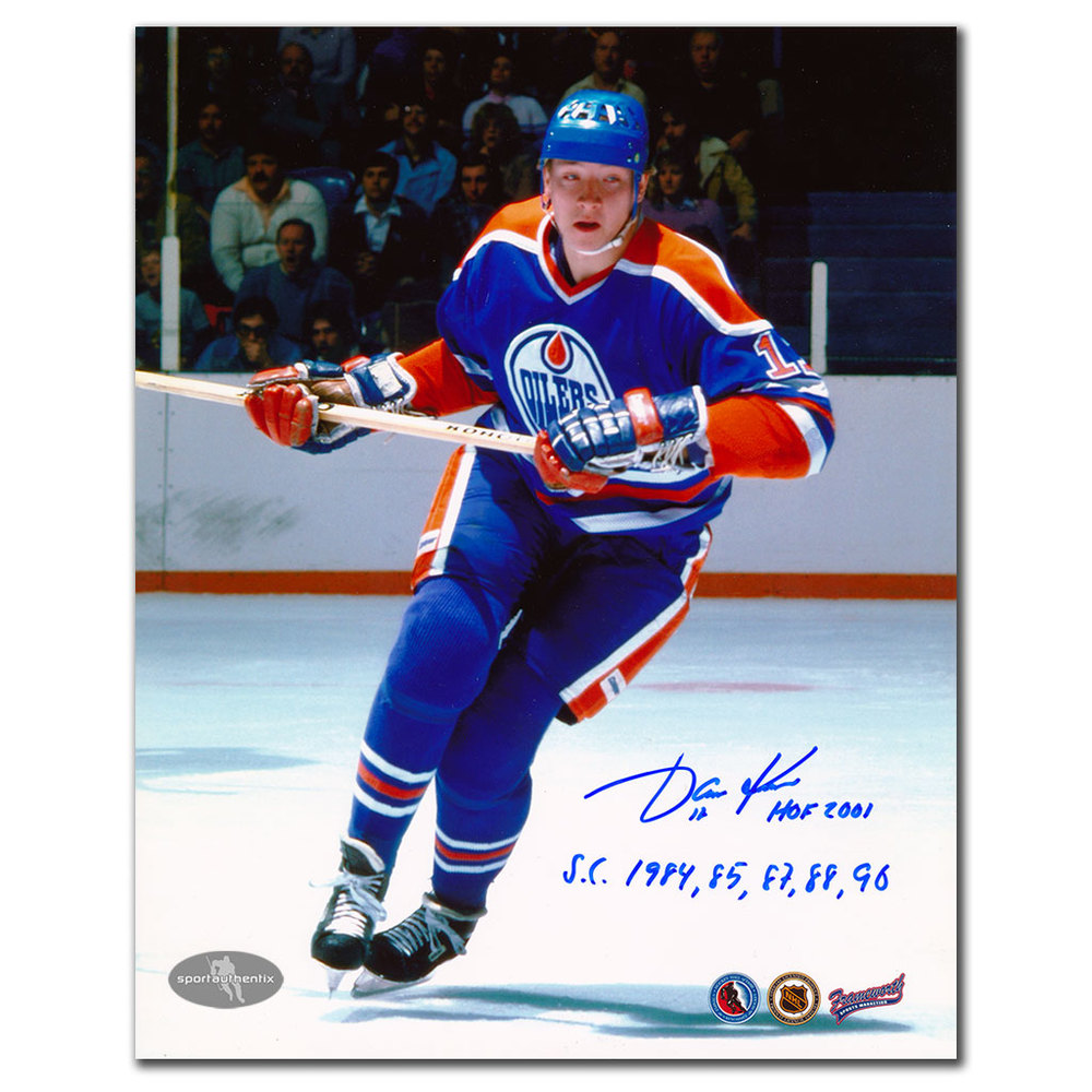 Jari Kurri Edmonton Oilers ACTION Autographed 8x10 - NHL Auctions