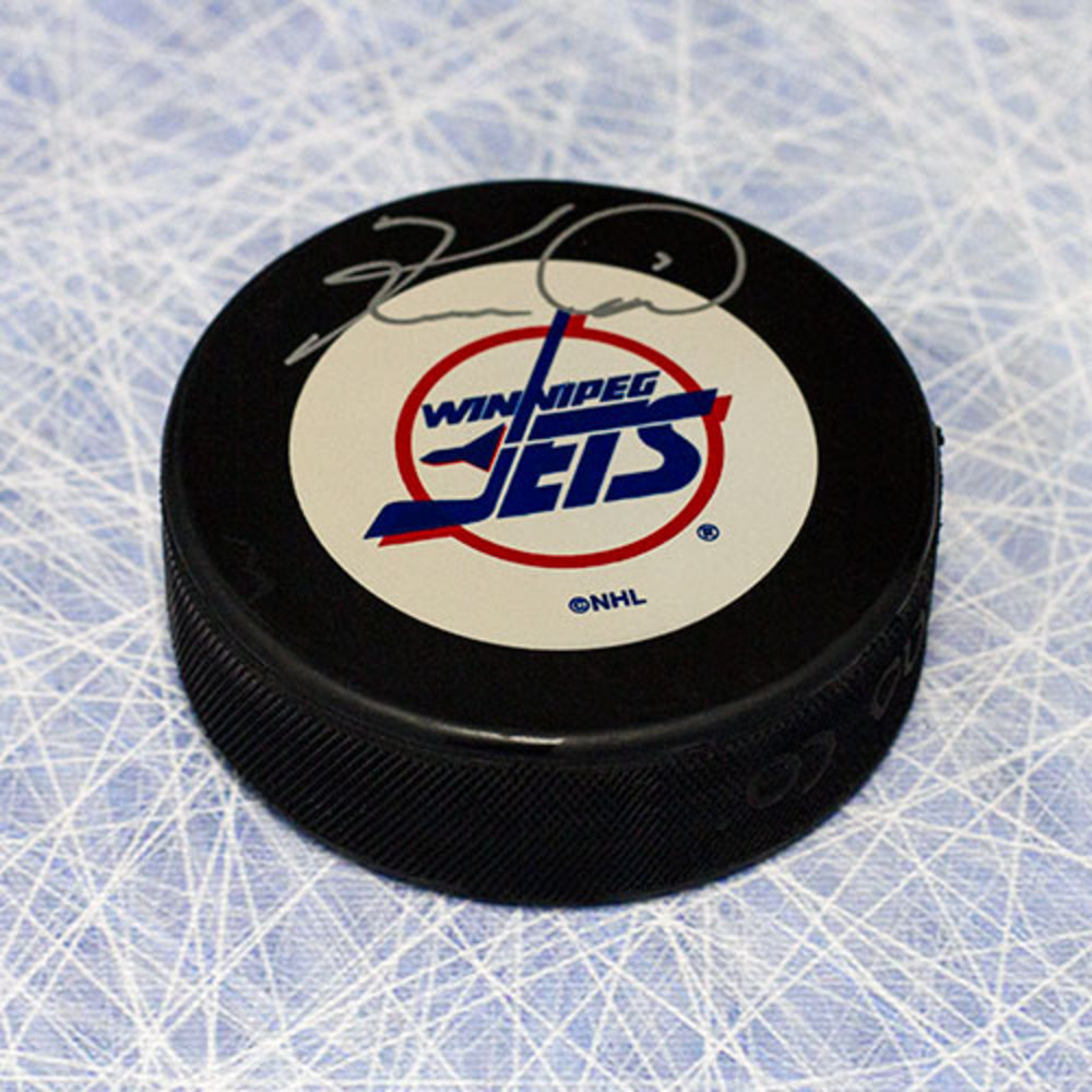 Keith Tkachuk Winnipeg Jets Autographed Retro Hockey Puck - NHL Auctions