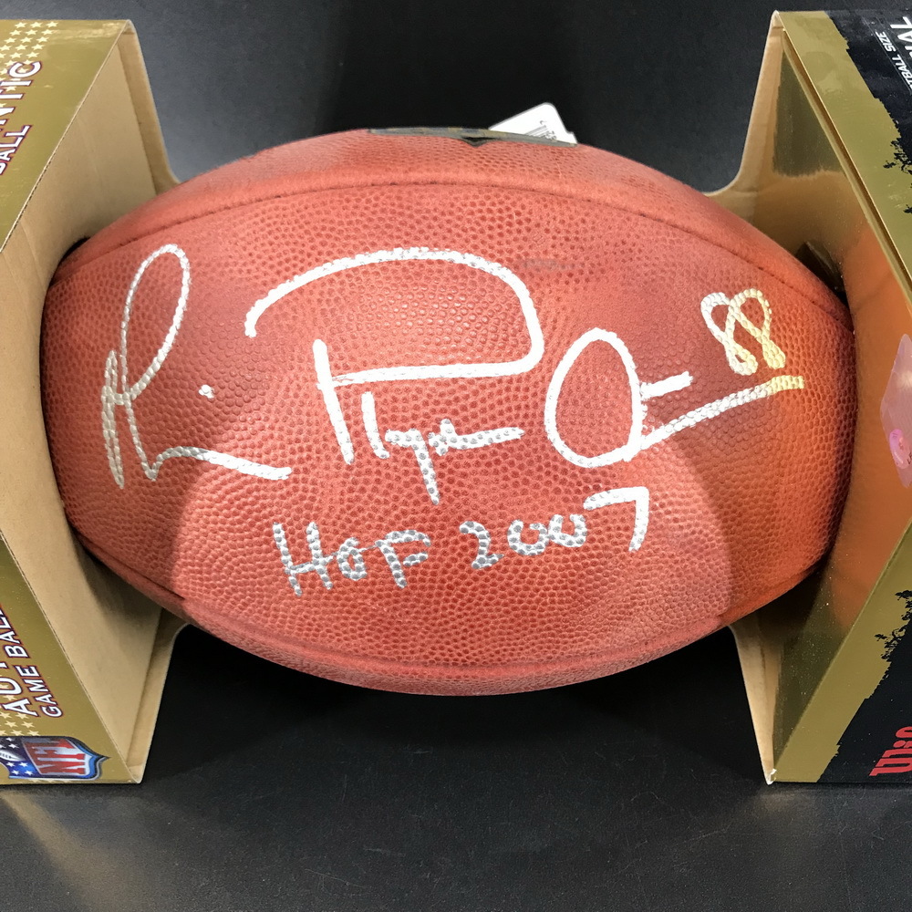 Legends - Cowboys Michael Irvin Signed Authentic Football with ""The ...