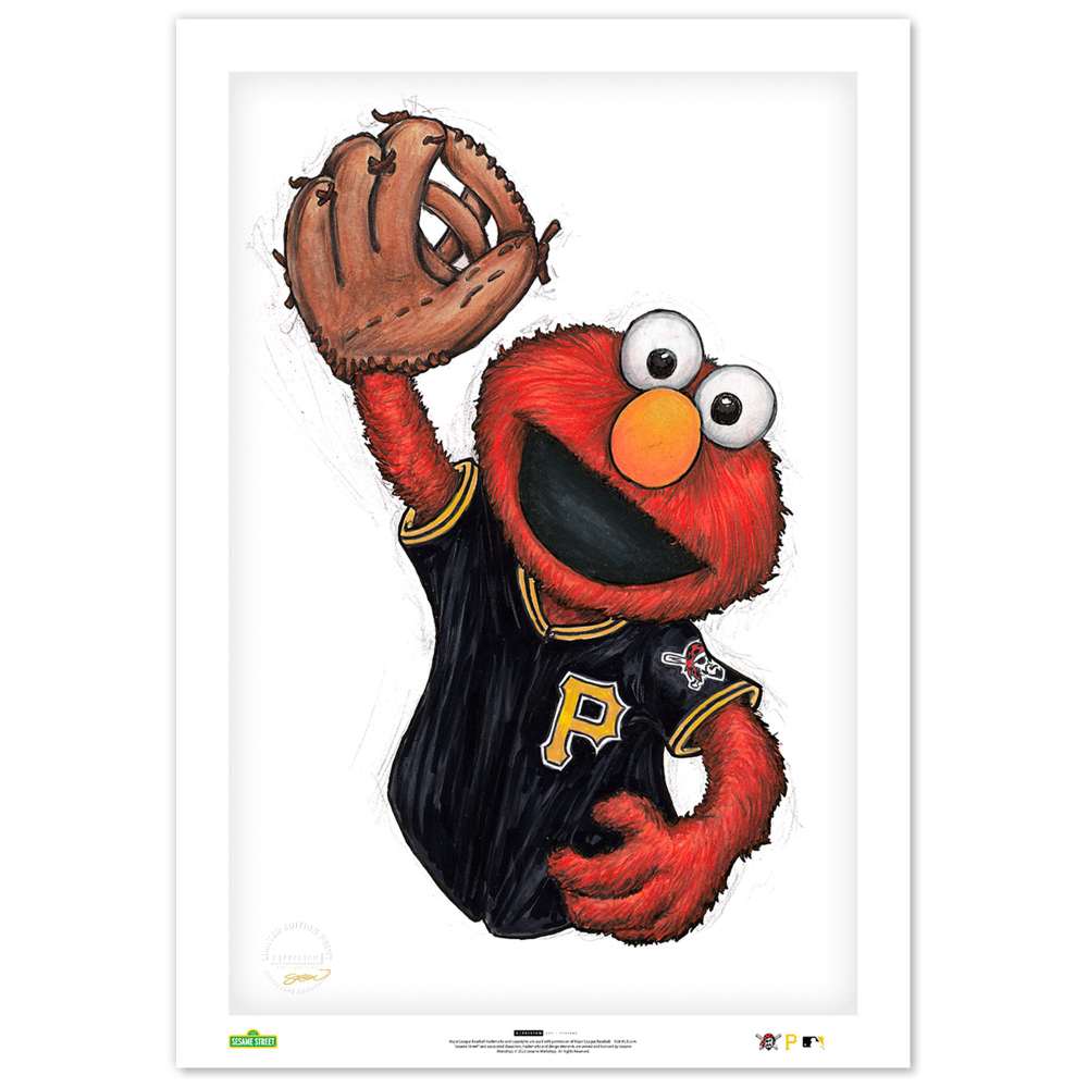 Elmo - Pittsburgh Pirates - Limited Edition Print of 100 by Artist S ...