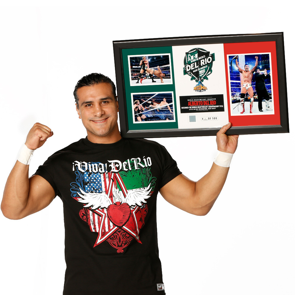 Alberto Del Rio WrestleMania 29 SIGNED Commemorative Plaque (#1 of 500 ...