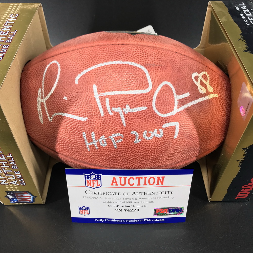 Legends - Cowboys Michael Irvin Signed Authentic Football with ""The ...