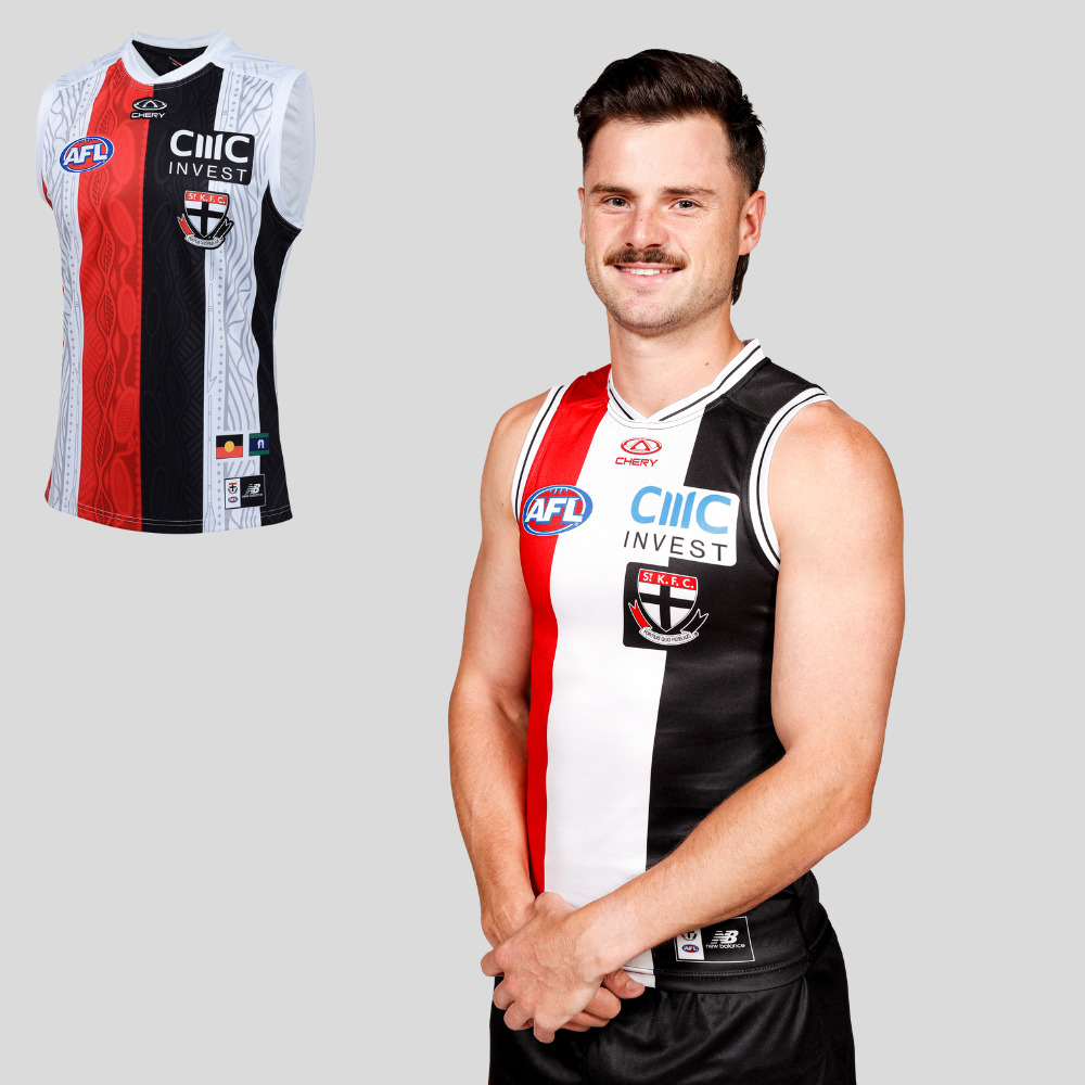 Jack Sinclair #35 - 2024 Player Away Indigenous Guernsey* Signed ...