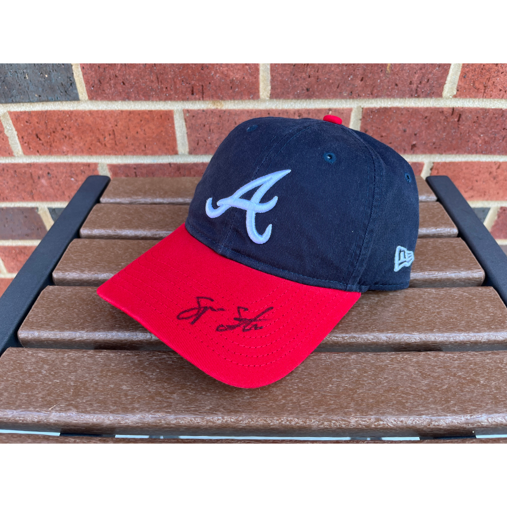 Spencer Strider MLB Authenticated and Autographed Hat | Atlanta Braves ...