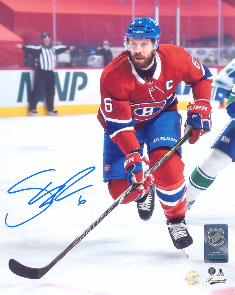 Shea Weber Signed 8x10 Unframed Canadiens Action-V - NHL Auctions
