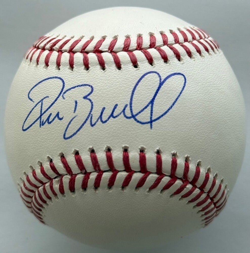 Pat Burrell Autographed Baseball | MLB Auctions