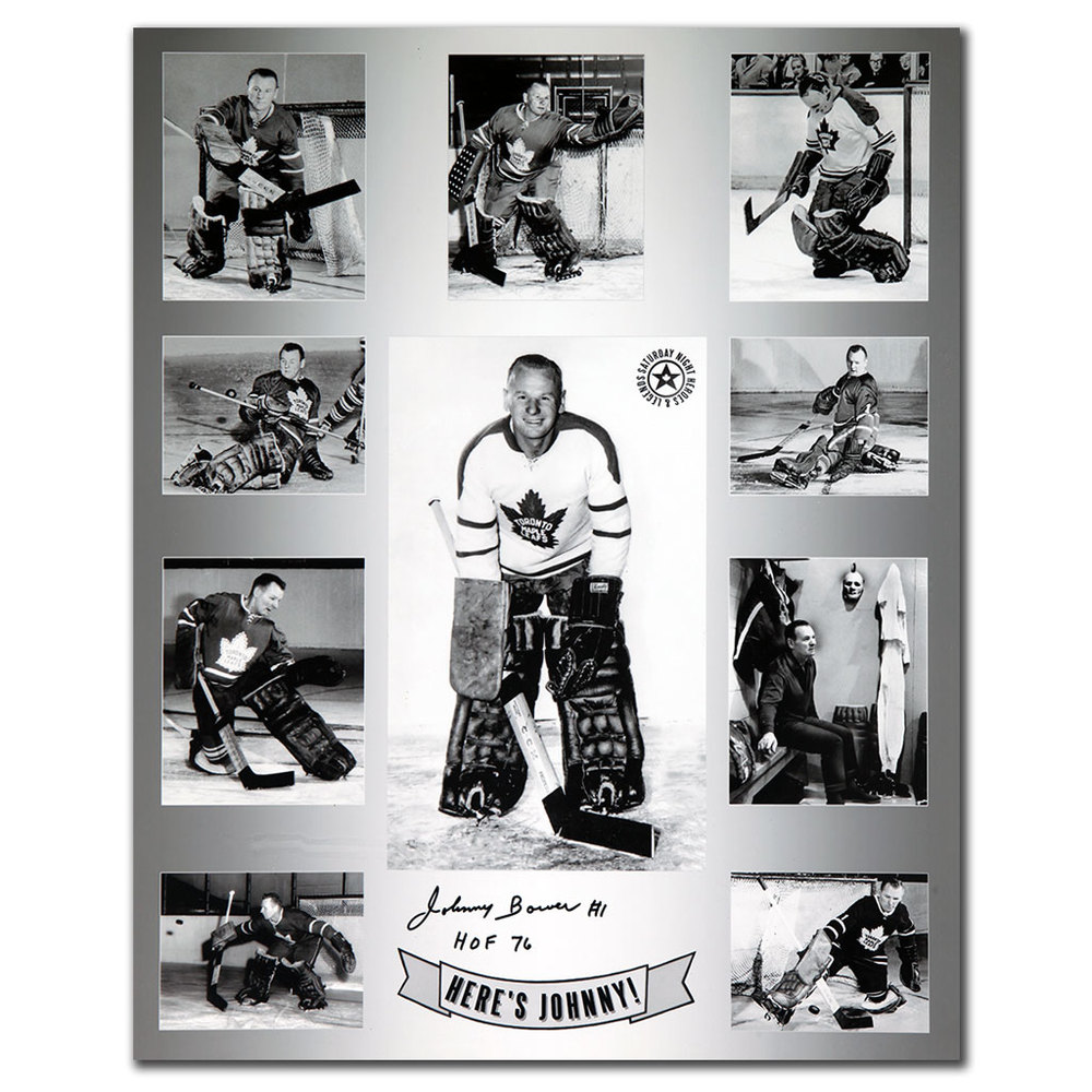 Johnny Bower Toronto Maple Leafs Autographed 16x20 - NHL Auctions