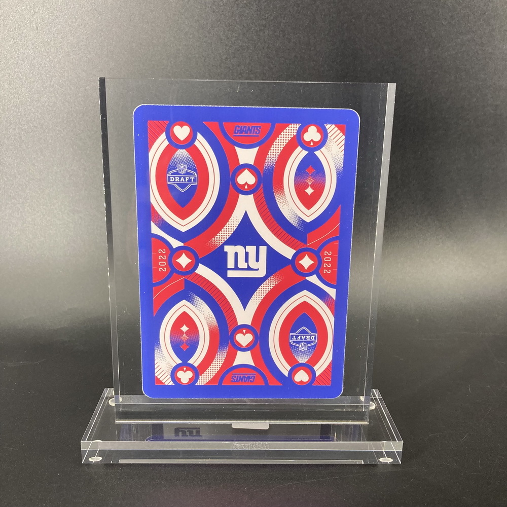 Hurricane Ian Relief - Giants Evan Neal Special Edition 2022 Draft Card ...