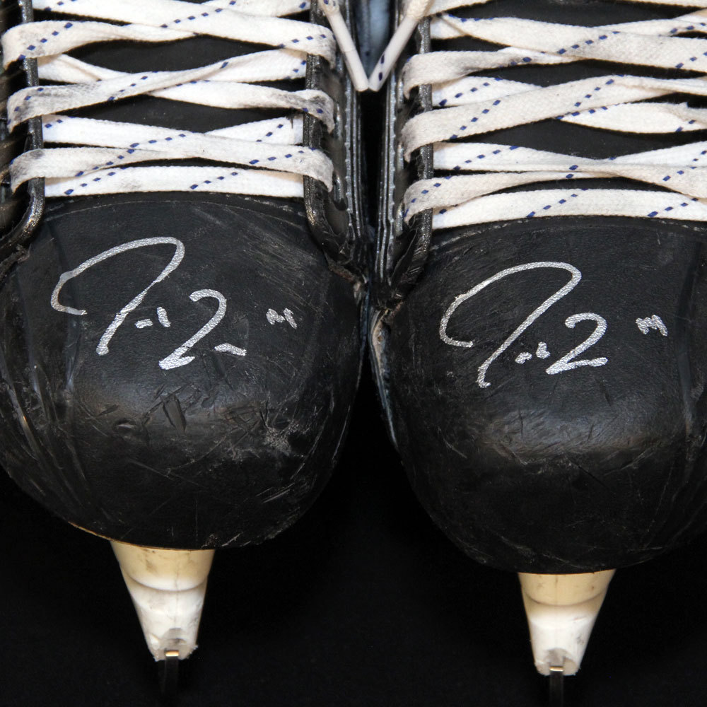 Jordan Eberle #14 - Autographed 2014-15 Edmonton Oilers Game Worn Bauer ...