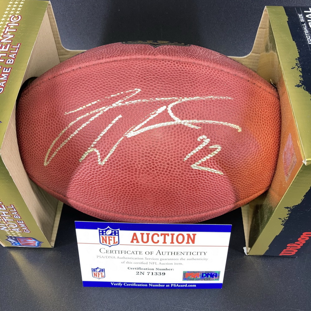 Jets - Leonard Williams Signed Authentic Football | The official ...