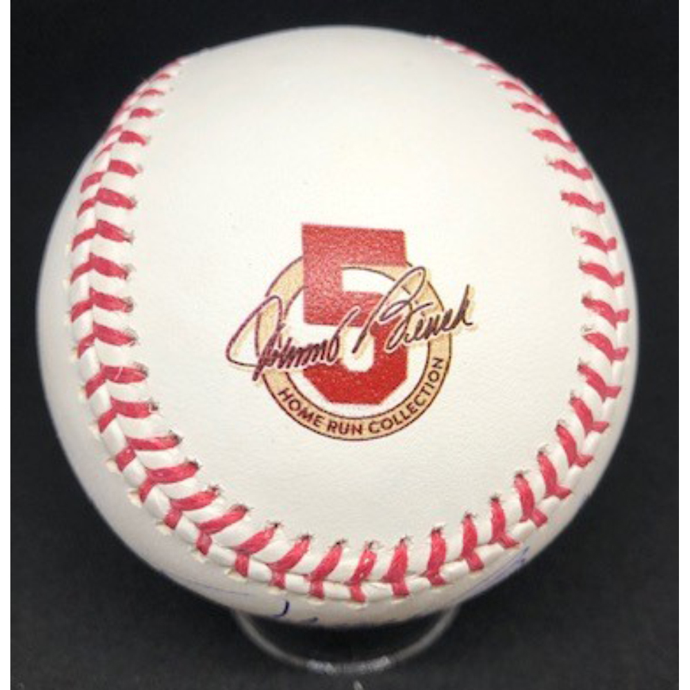 Johnny Bench Autographed Baseball with Home Run Collection Logo | MLB ...
