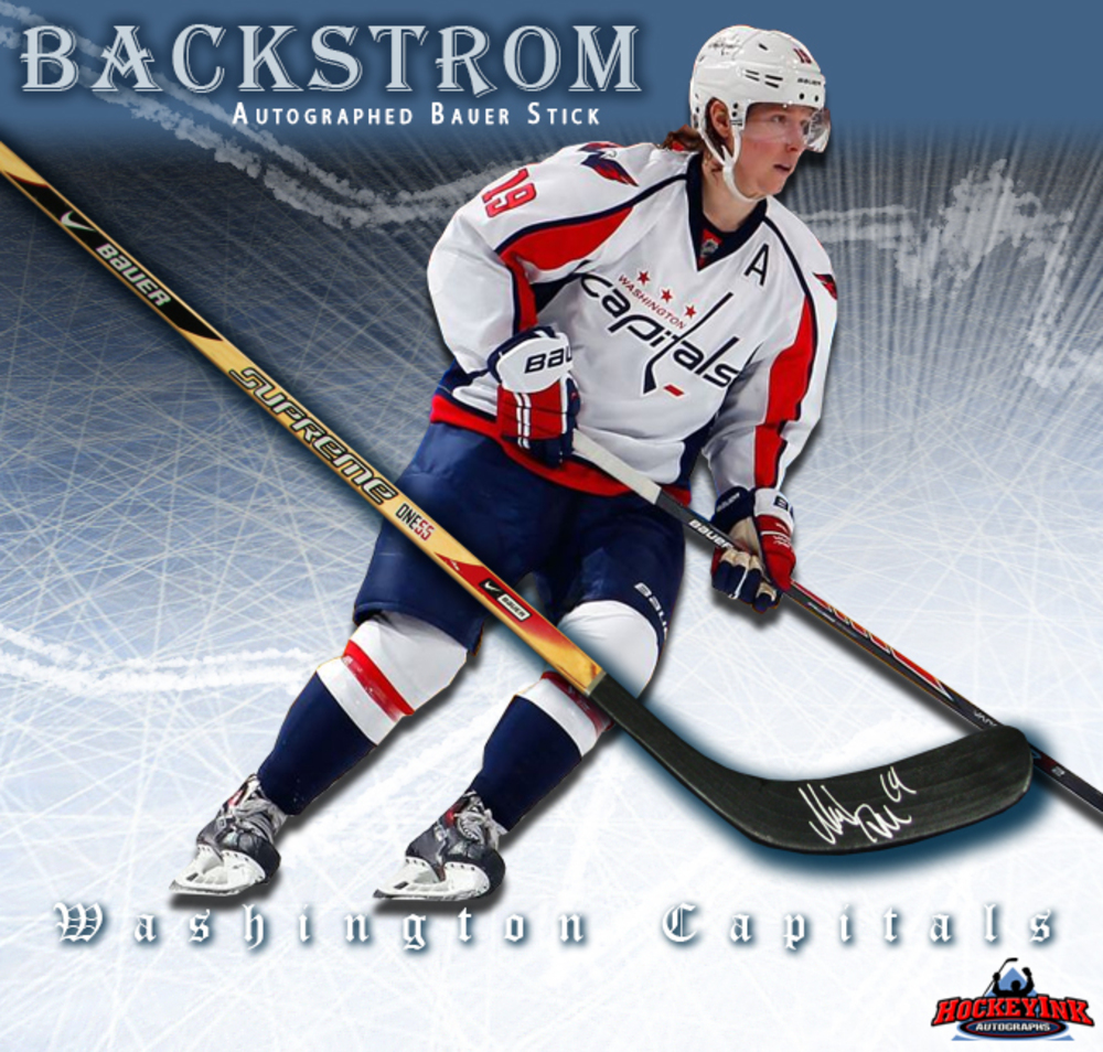 NICKLAS BACKSTROM Signed Bauer Stick - Washington Capitals - NHL Auctions