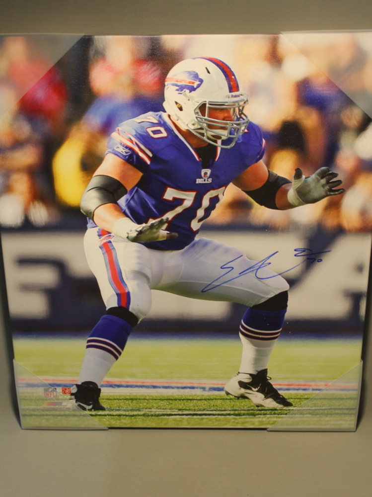 BILLS - ERIC WOOD 16X20 SIGNED CANVAS PRINT | The official auction site ...